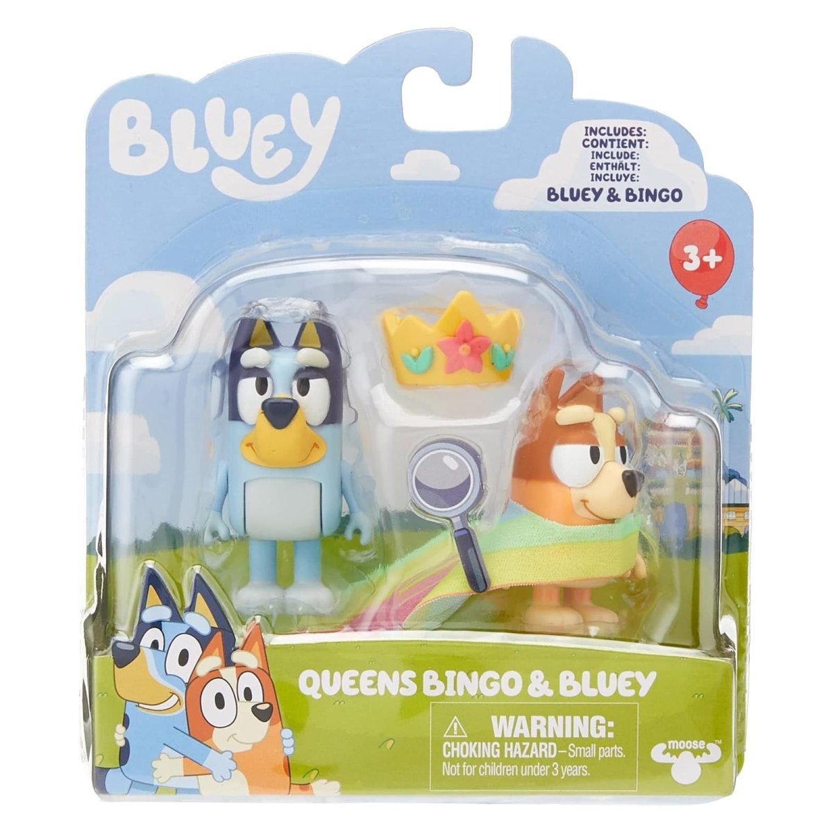 Bluey & Bingo - Queens - Set 2 Figuras - Comercial Belsan - COMERCIAL ...