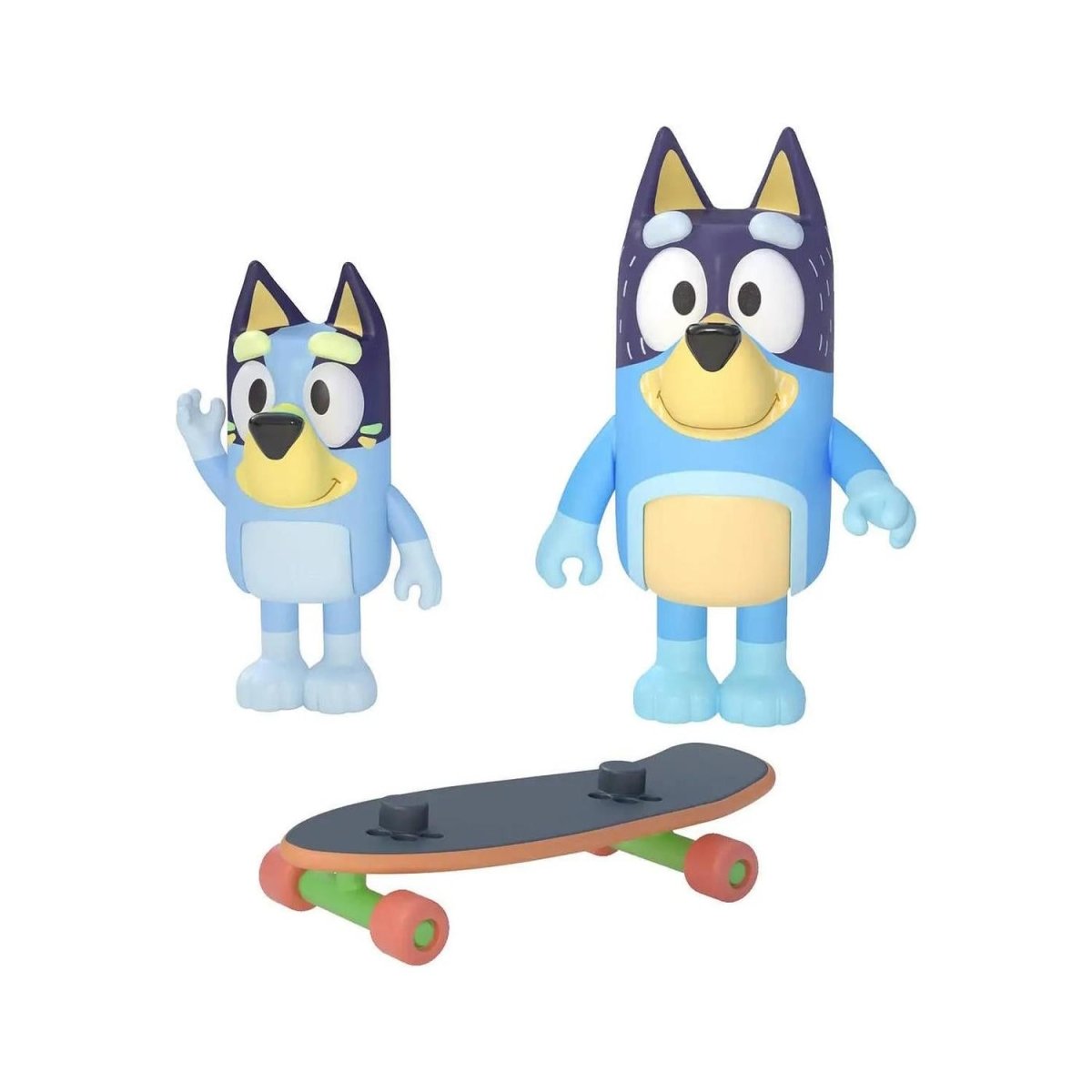 Bluey Skateboarding Set 2 Figuras - COMERCIAL BELSAN – COMERCIAL BELSAN SPA